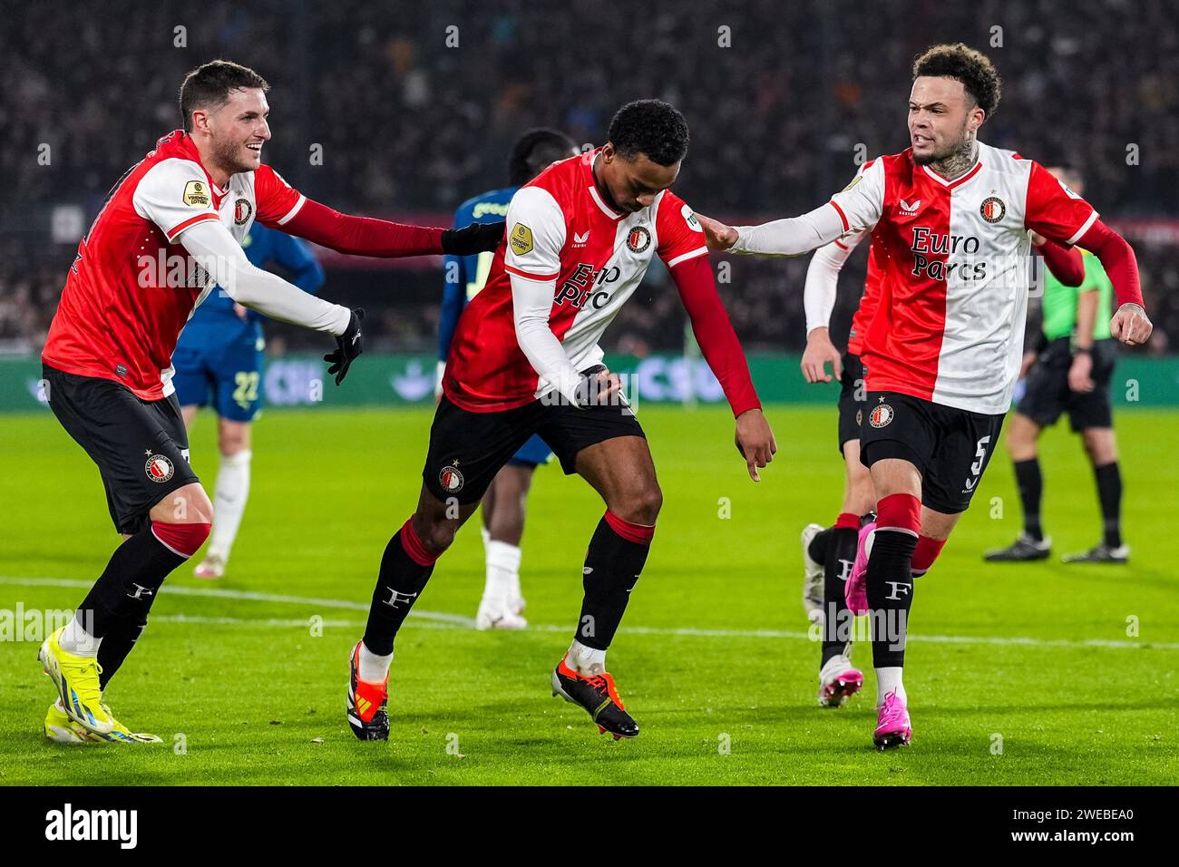 Rotterdam, Netherlands. 24th Jan, 2024. Rotterdam - Quinten Timber of ...