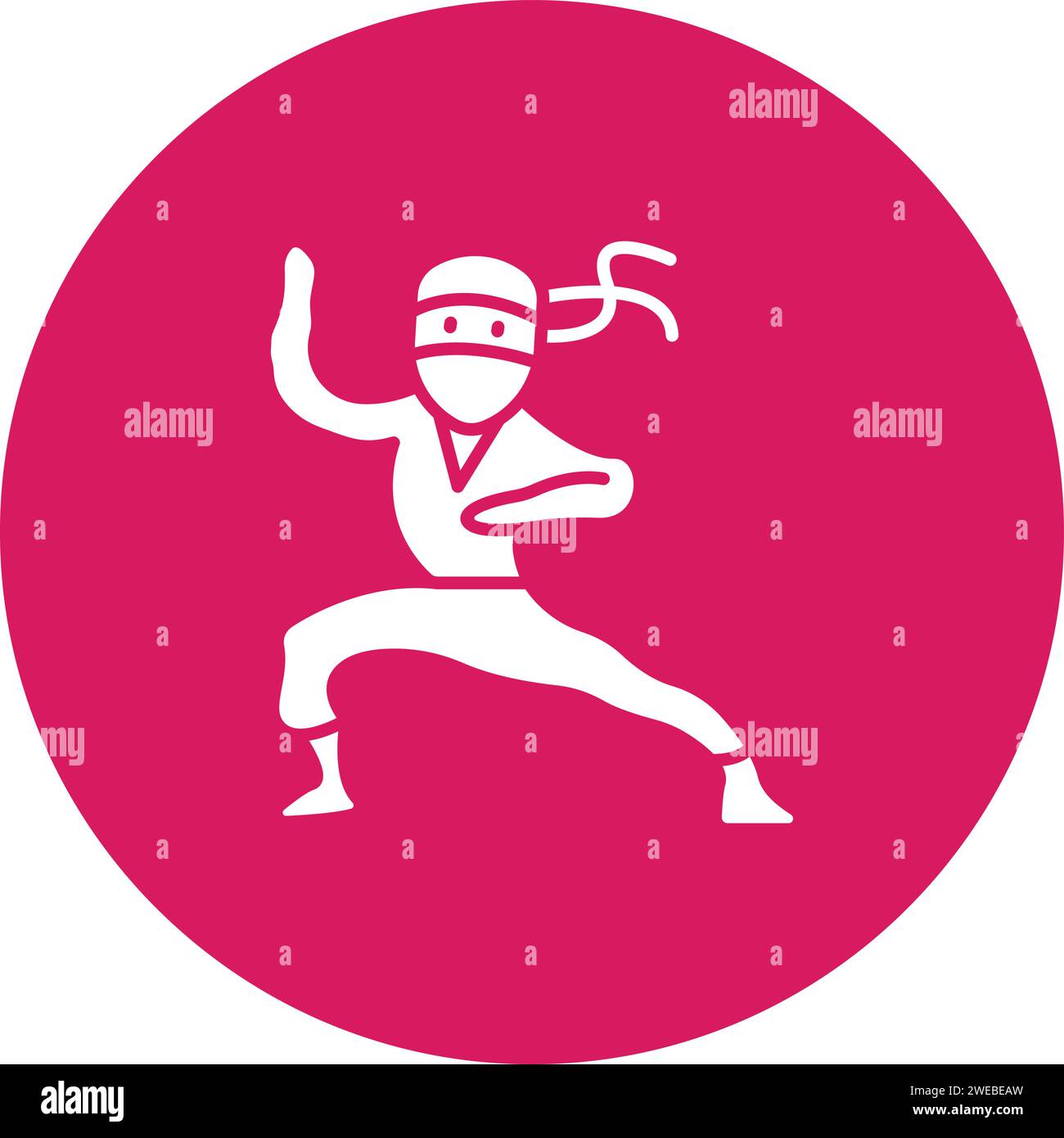 Ninjutsu icon vector image. Suitable for mobile application web application and print media ...