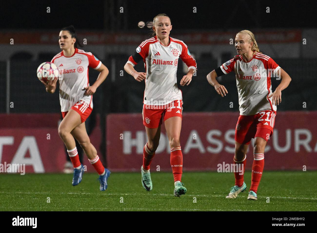 Rome, Italy. 24th Jan, 2024. Lea Schuller of FC Bayern Munchen ...