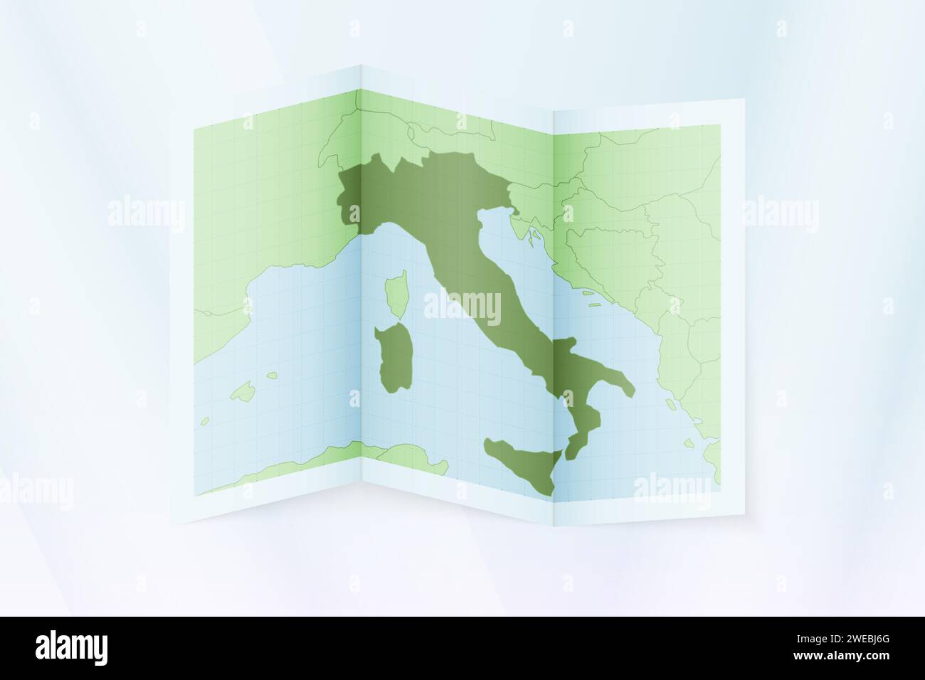 Italy border paper Stock Vector Images - Alamy