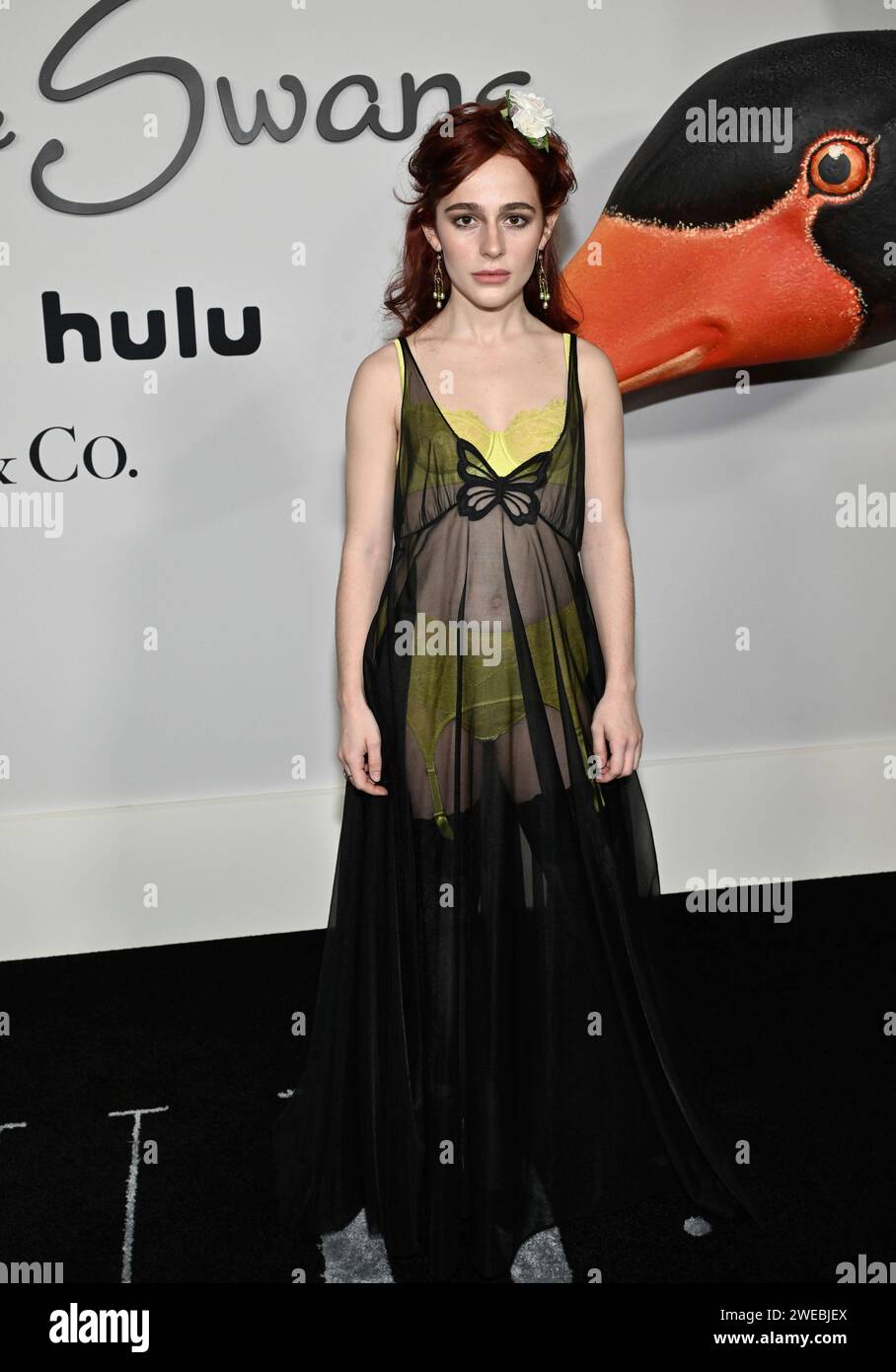 Sophia Anne Caruso attends the premiere of FX's "Feud: Capote Vs. The ...