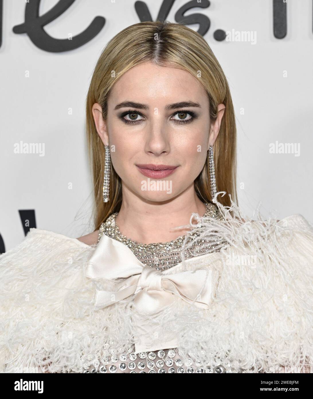 Emma Roberts attends the premiere of FX's "Feud: Capote Vs. The Swans ...