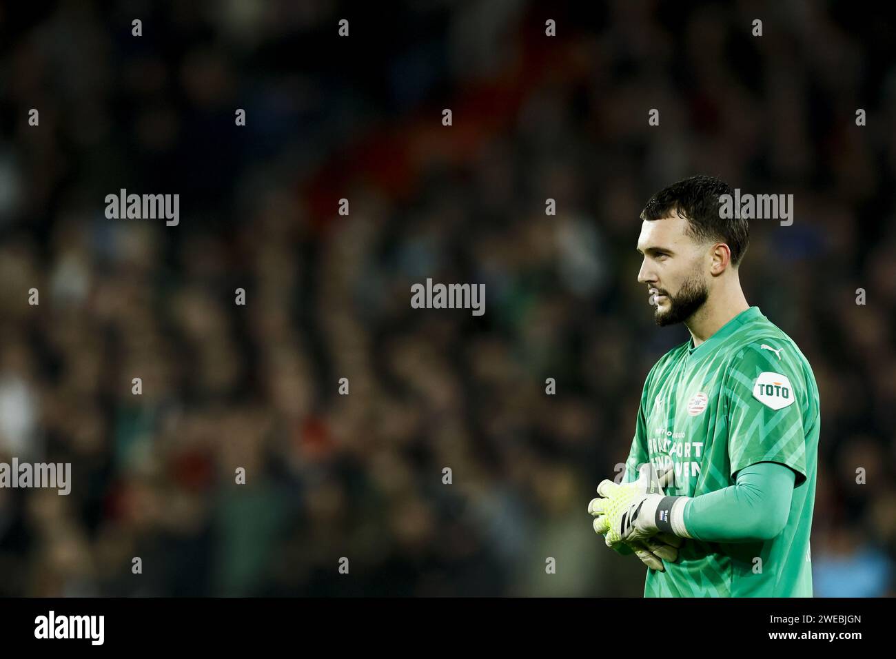 ROTTERDAM - PSV Eindhoven goalkeeper Joel Drommel during the TOTO KNVB ...