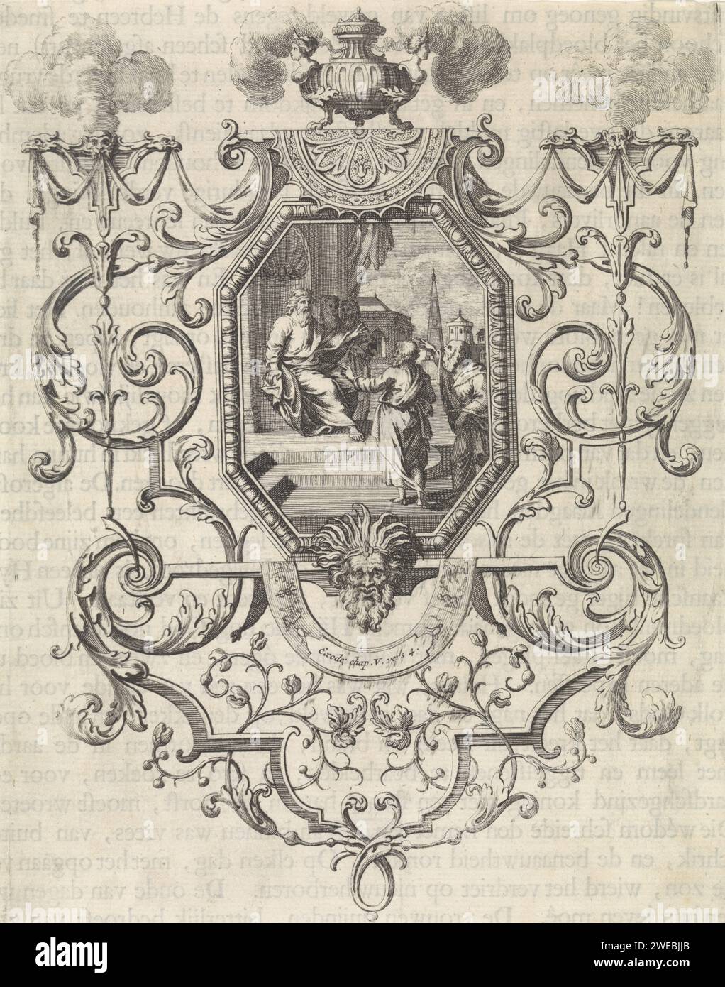 Mozes and Aaron for Pharaoh, Bernard Picart (workshop of), 1683 - 1733 ...
