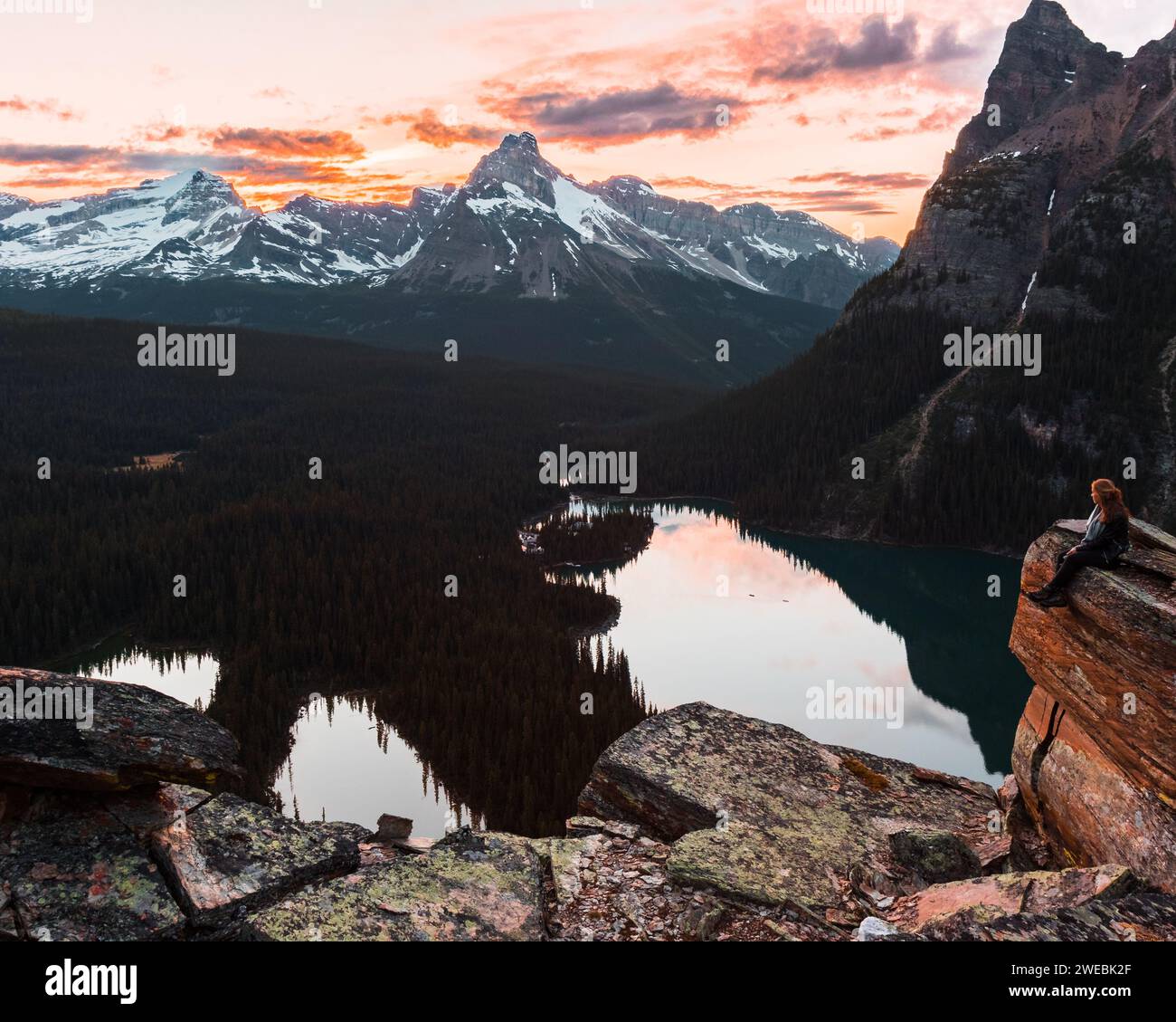 Opabin prospect trail hi-res stock photography and images - Alamy