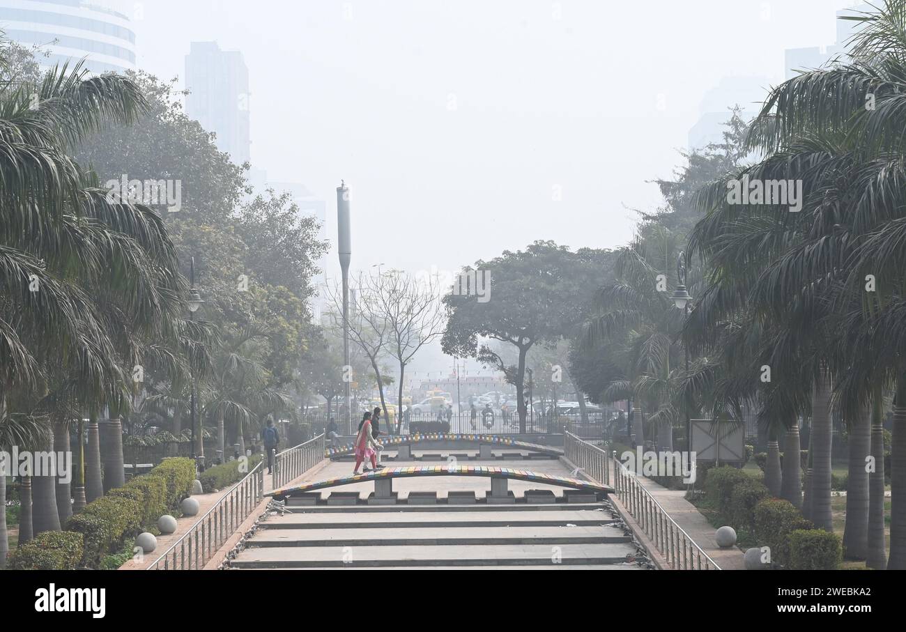 New Delhi, India. 24th Jan, 2024. NEW DELHI, INDIA - JANUARY 24: A view ...