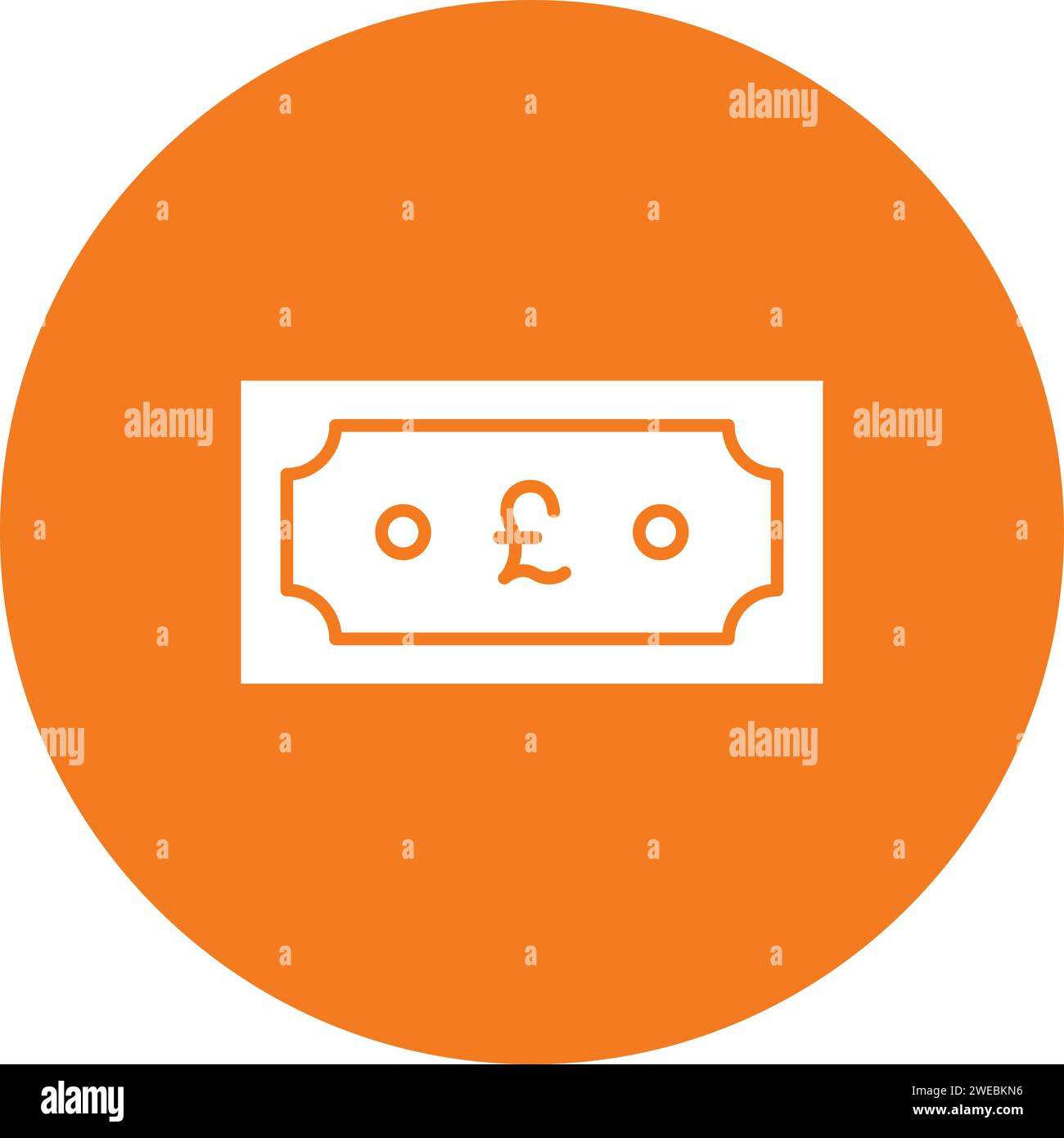 Pound Currency icon vector image. Suitable for mobile application web ...