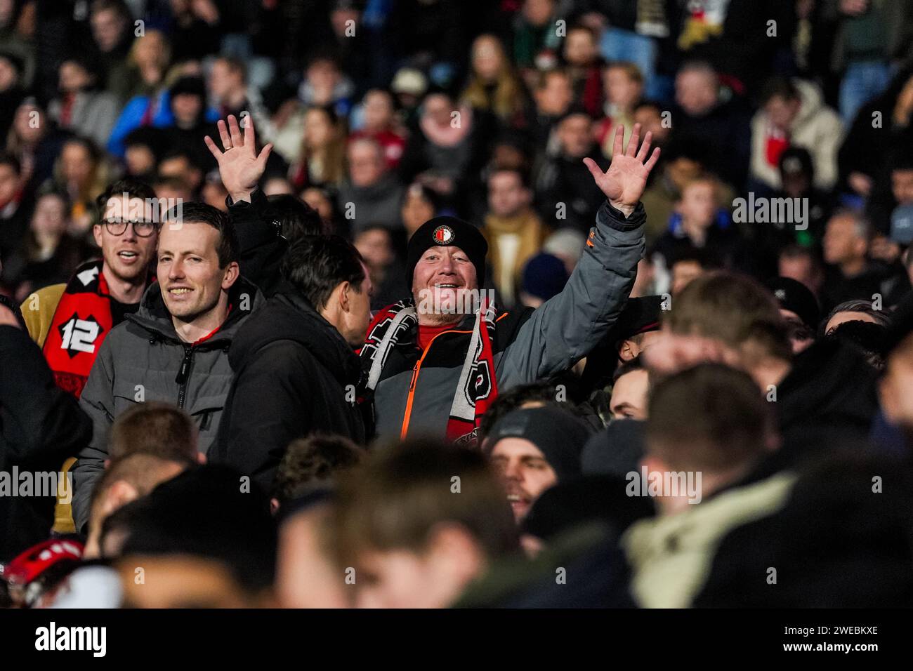 Feijenoord supporter hi-res stock photography and images - Alamy