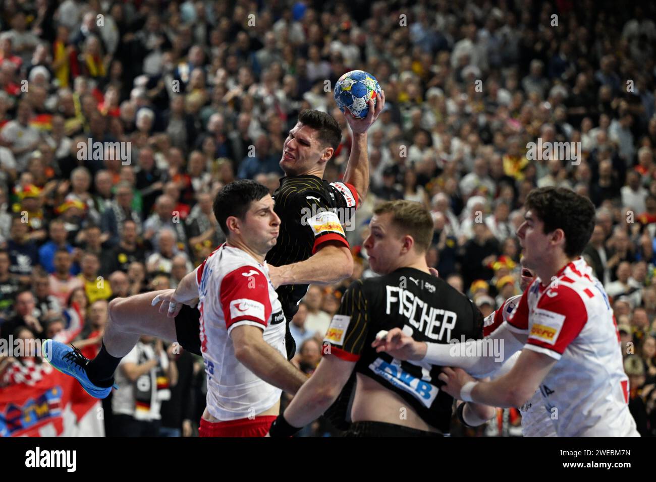 Cologne, Germany. 24th Jan, 2024. Handball: European Championship ...