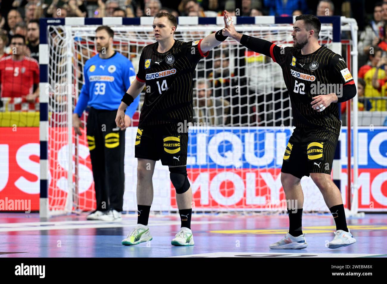 Cologne, Germany. 24th Jan, 2024. Handball: European Championship ...