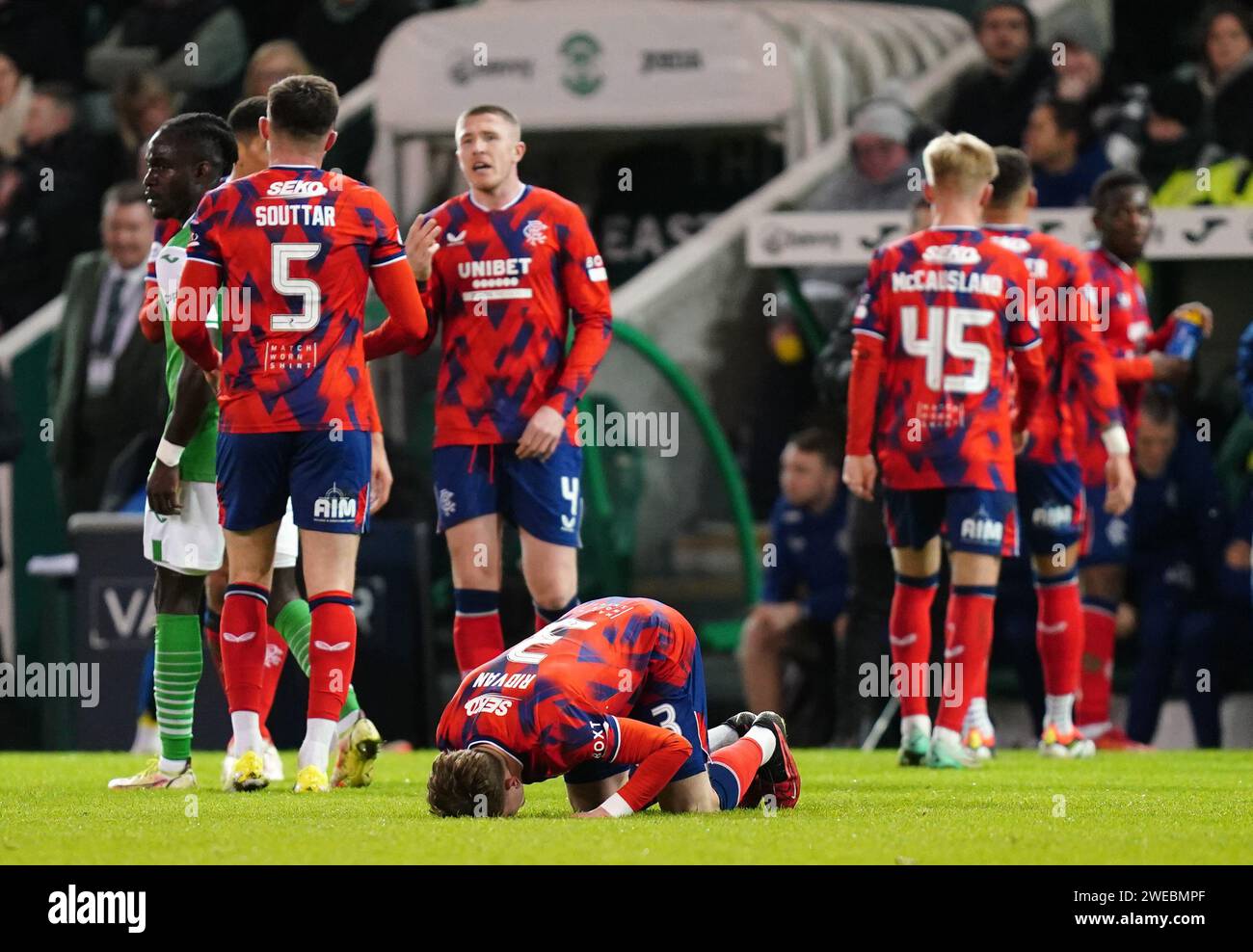 Rangers' Ridvan Yilmaz celebrates scoring their side's first goal of ...