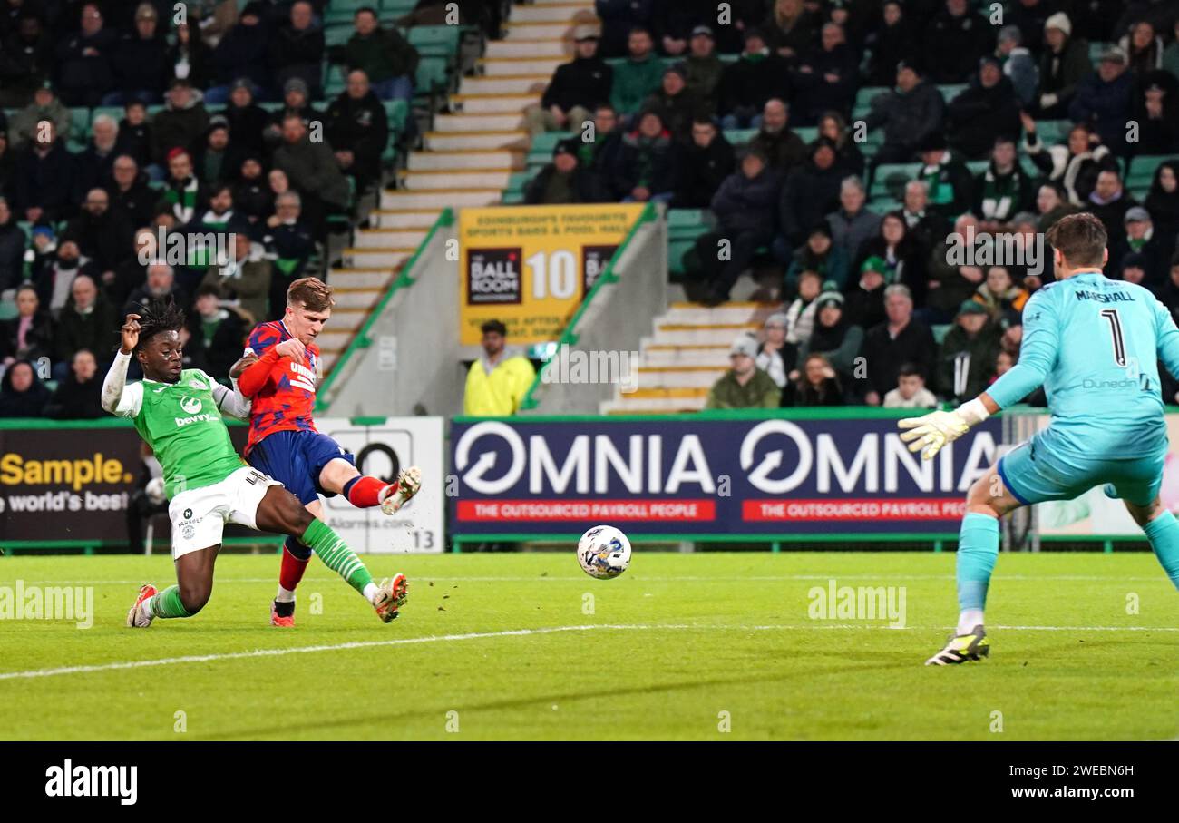 Rangers' Ridvan Yilmaz scores their side's first goal of the game ...