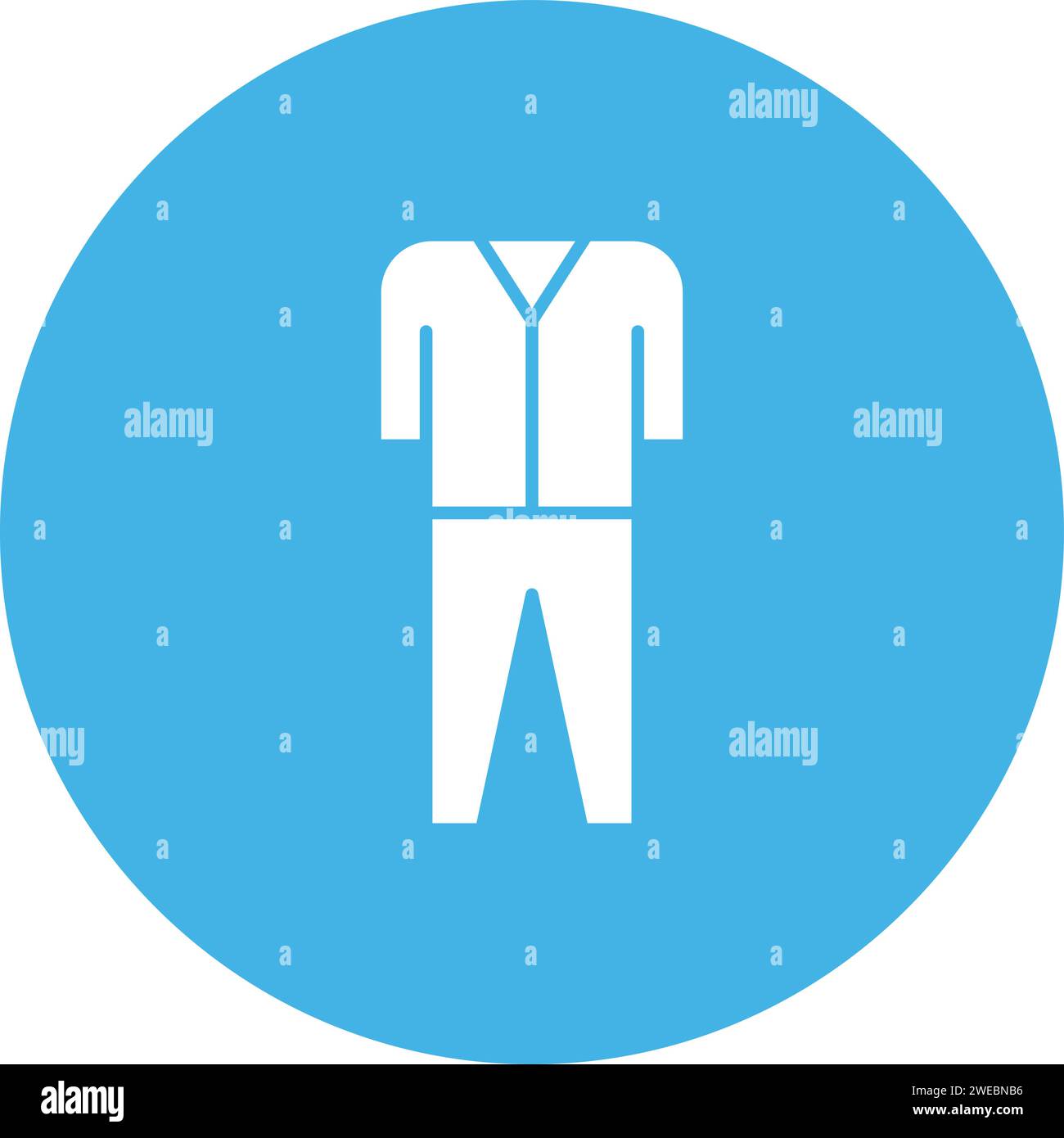 Pyjamas Suit icon vector image. Suitable for mobile application web ...