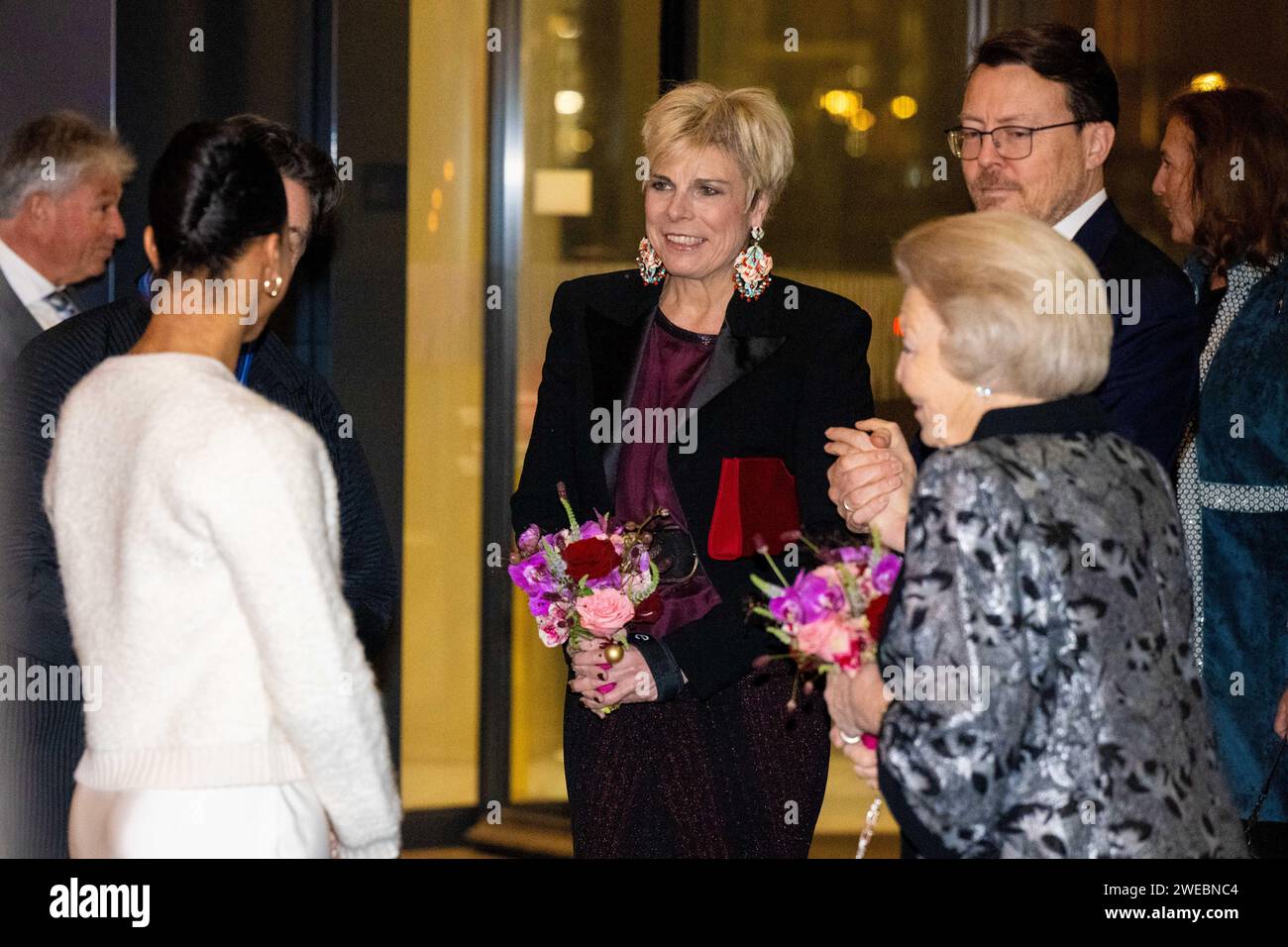 The Hague, The Netherlands. 24th Jan, 2024. Princess Beatrix, Prince ...