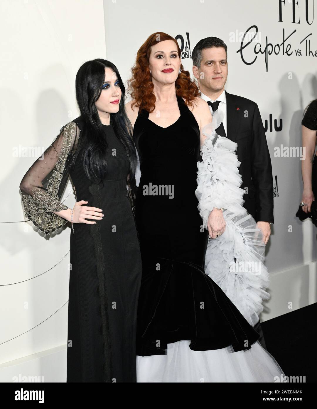 Mathilda Gianopoulos, left, Molly Ringwald and Panio Gianopoulos attend ...
