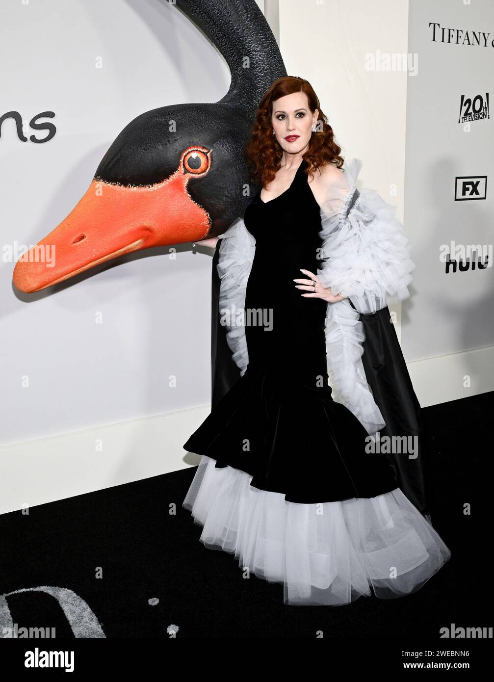 Molly Ringwald attends the premiere of FX's "Feud: Capote Vs. The Swans ...