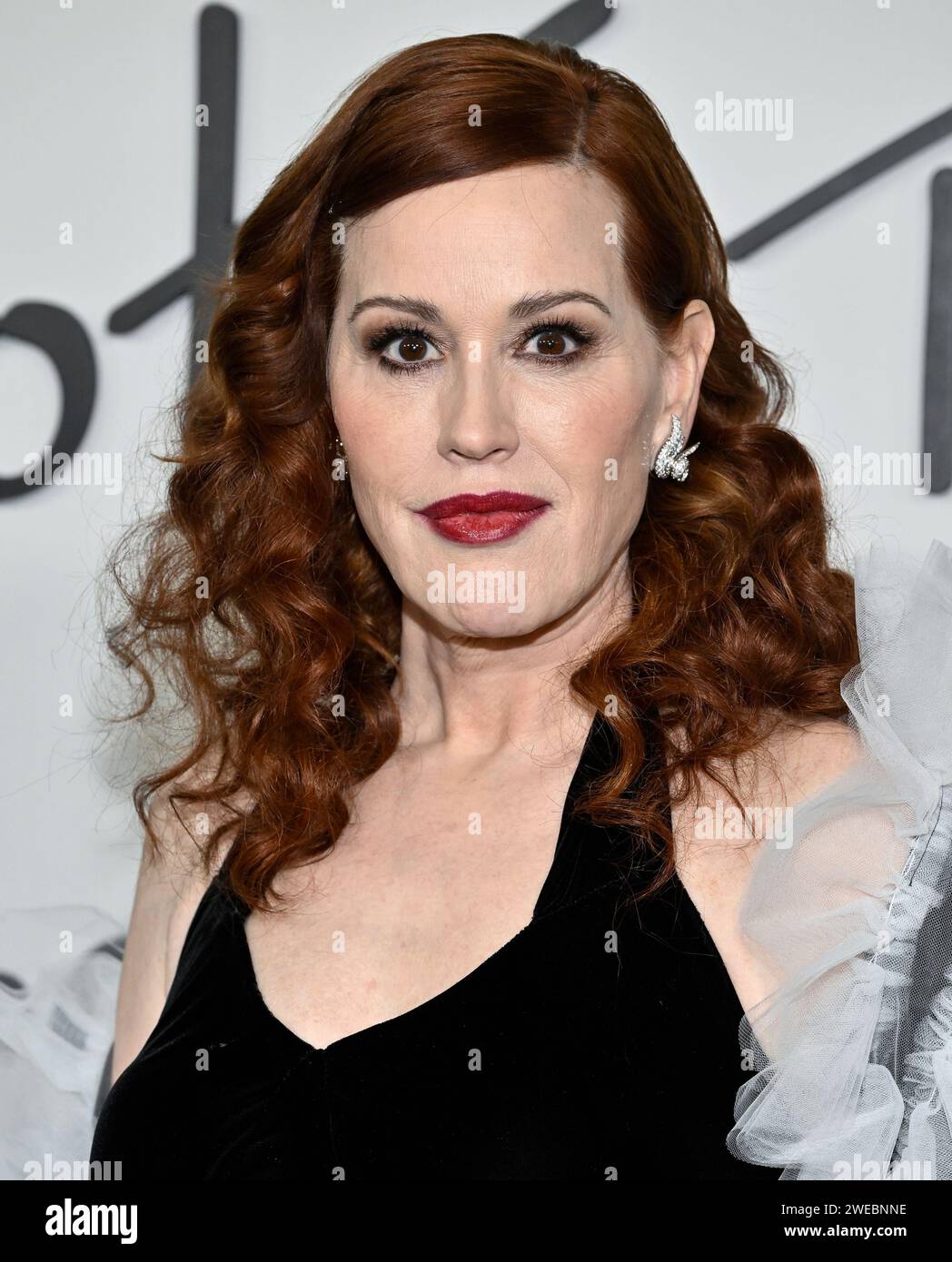 Molly Ringwald attends the premiere of FX's "Feud: Capote Vs. The Swans ...