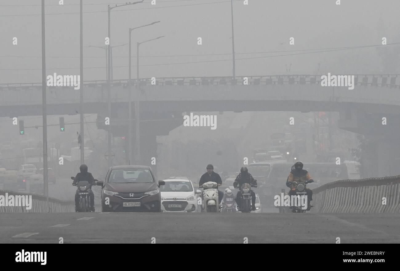New Delhi, India. 24th Jan, 2024. NEW DELHI, INDIA - JANUARY 24: A view ...