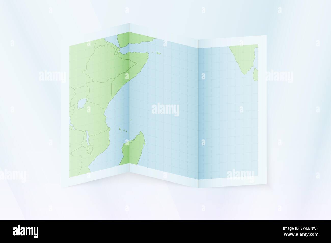 Seychelles map, folded paper with Seychelles map. Vector illustration Stock Vector Image & Art ...