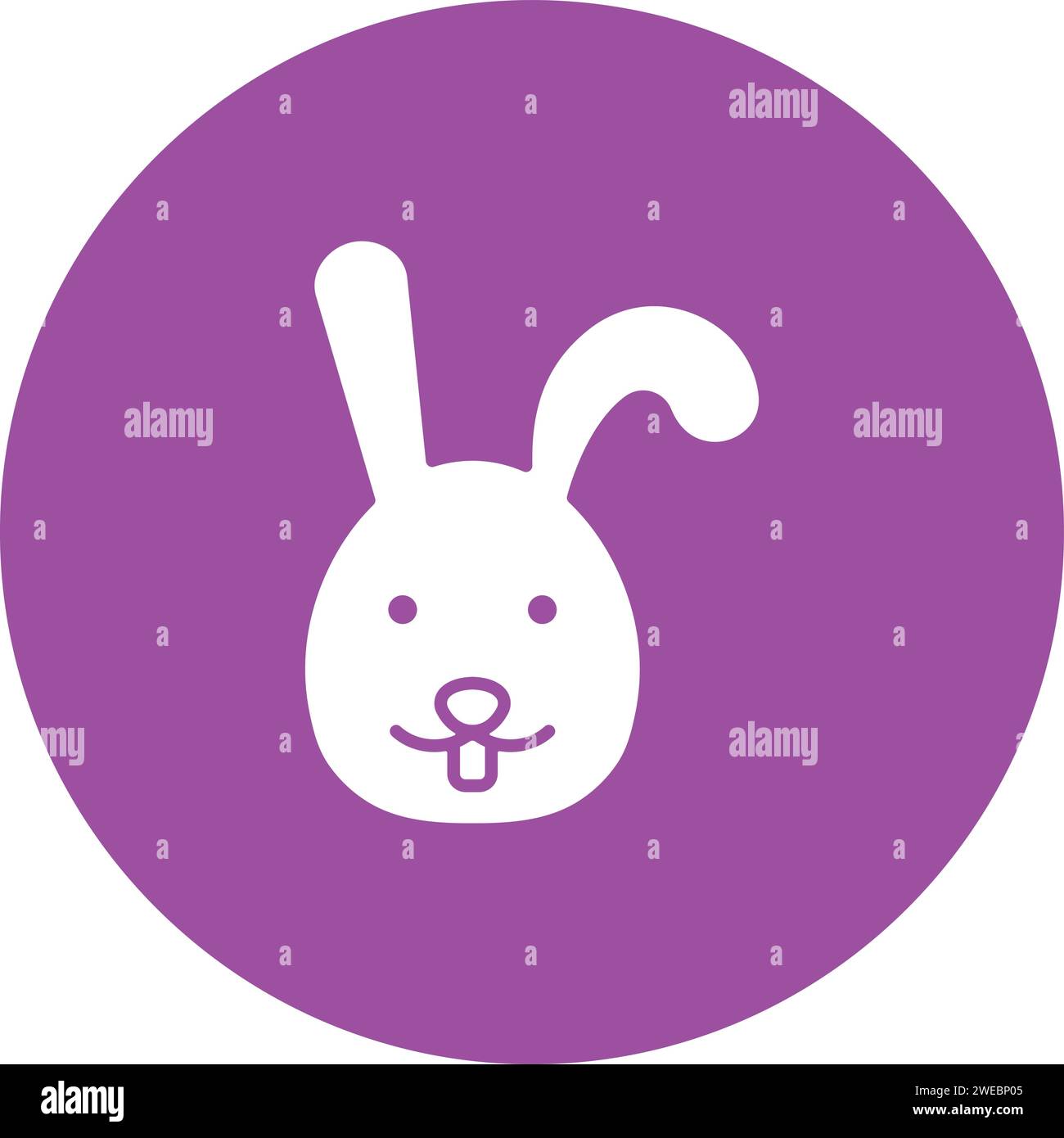 Rabbit Face icon vector image. Suitable for mobile application web ...