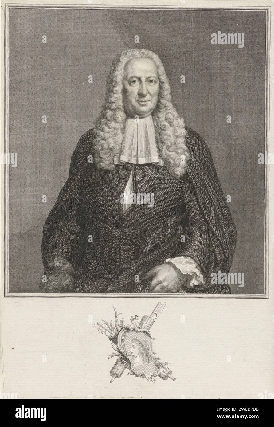 Portrait of Gerrit Hooft, Jacob Houbraken, after Jan Wandelaar, 1758 ...