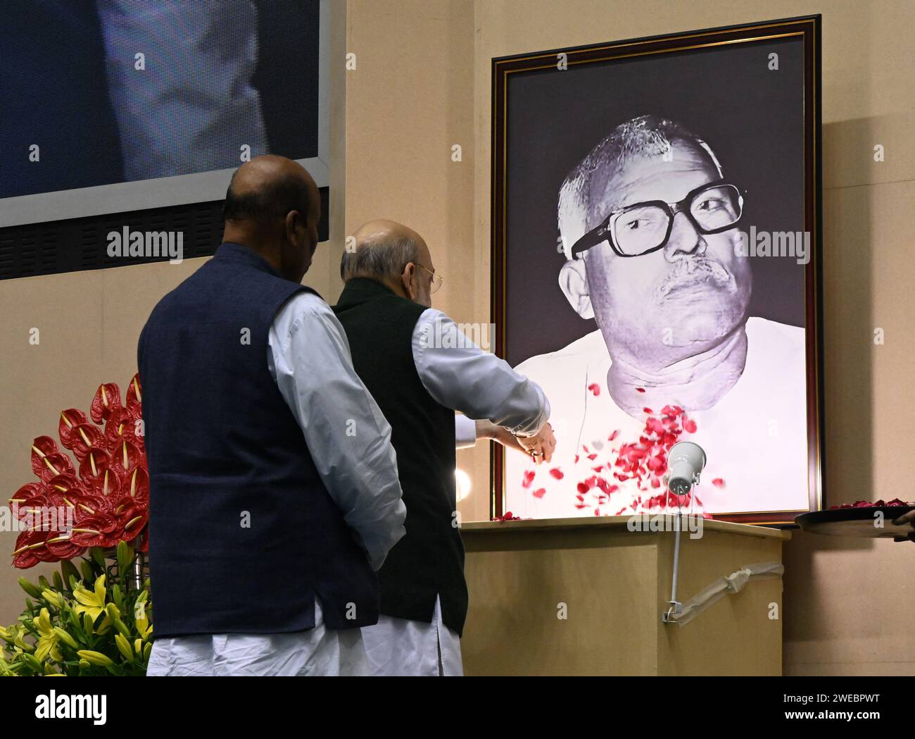 NEW DELHI, INDIA - JANUARY 24: Union Home minister Amit Shah and ...