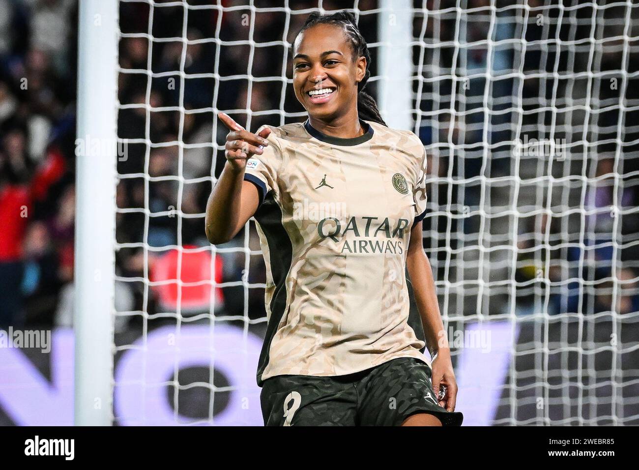 Paris, France, France. 24th Jan, 2024. Marie-Antoinette KATOTO of PSG ...
