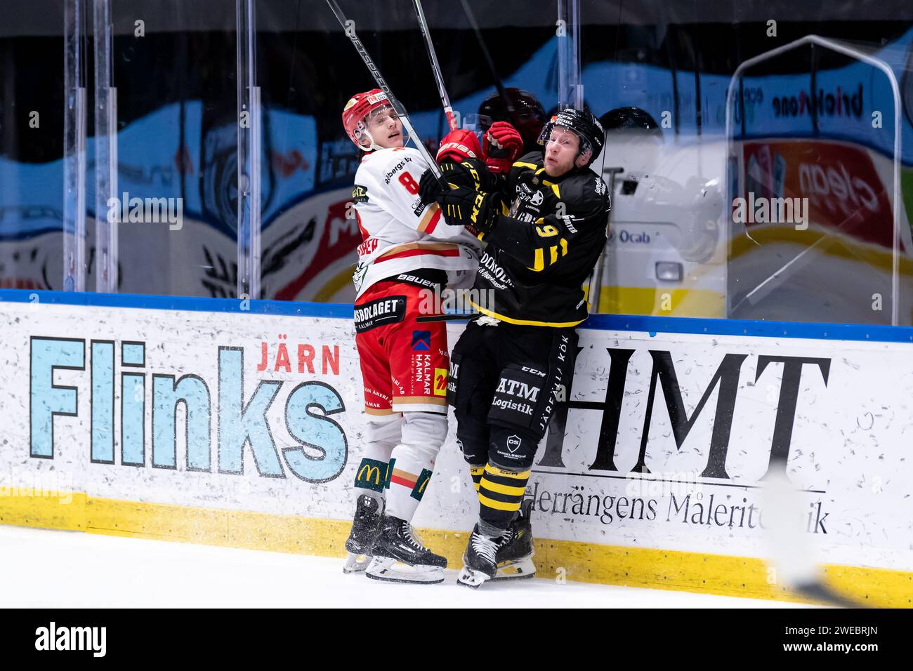 Stockholm 20240124kalmars martin schreiber i kamp med aik hi-res stock ...