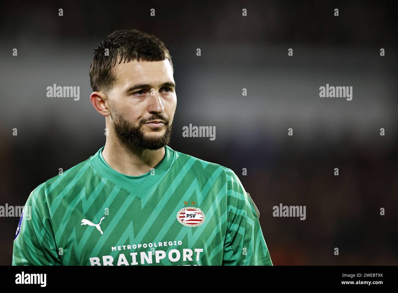 ROTTERDAM - PSV Eindhoven goalkeeper Joel Drommel during the TOTO KNVB ...