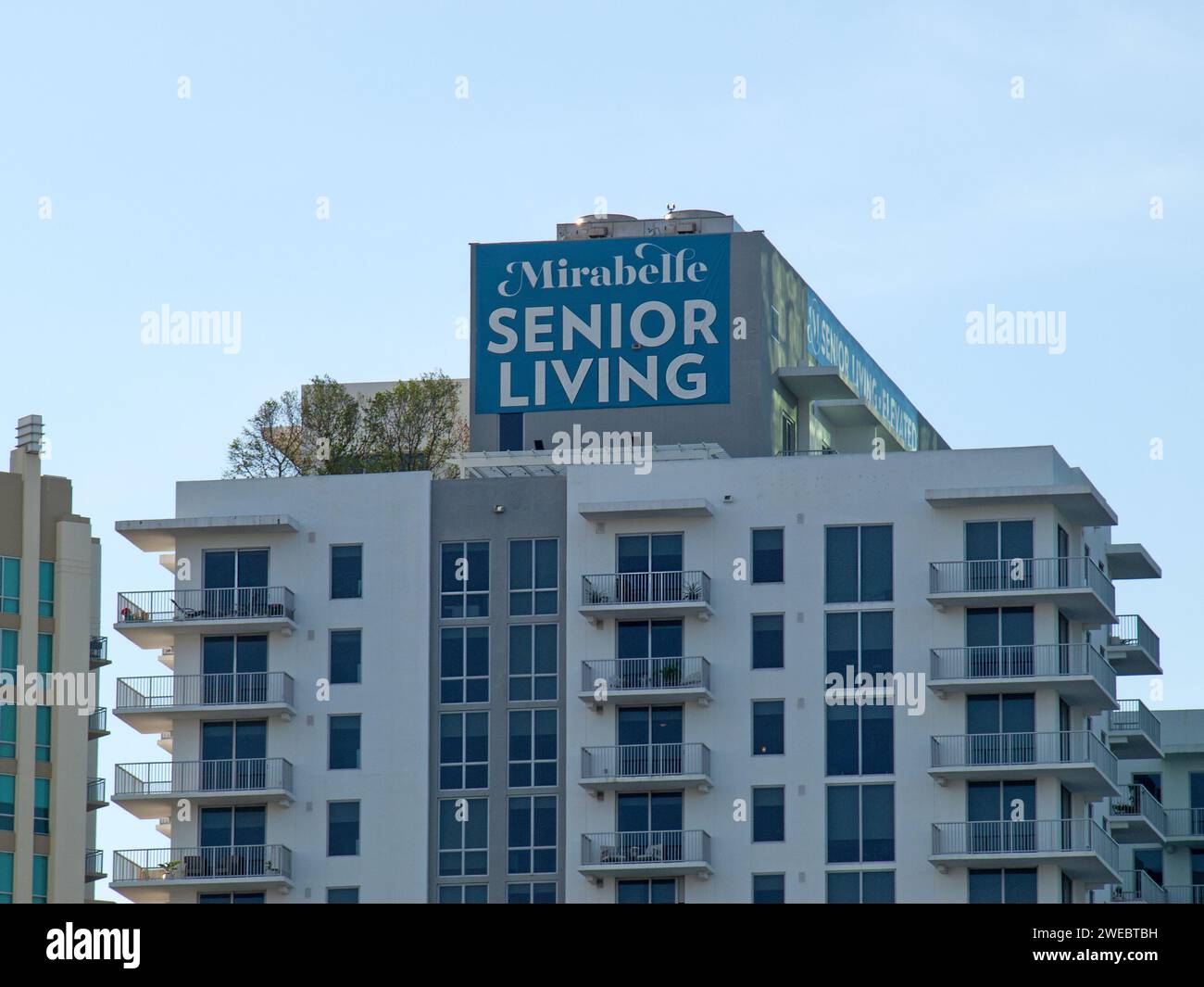 Miami, Florida, United States - December 5, 2023: Senior Living ...