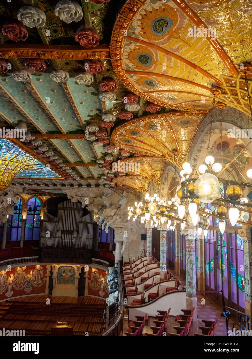 Balcony of the catalan music palace hi-res stock photography and images ...
