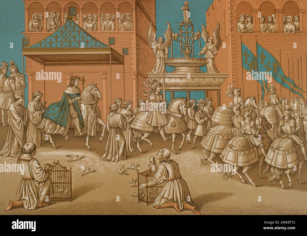 Medieval well cage hi-res stock photography and images - Alamy