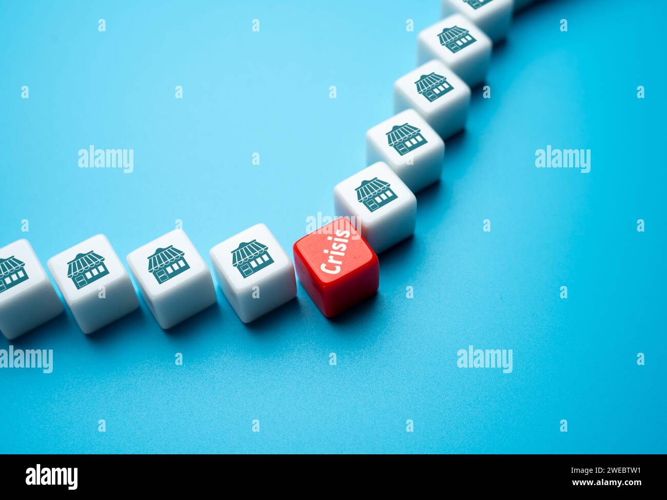 The crisis brings down business. Economic instability, reduced consumer ...