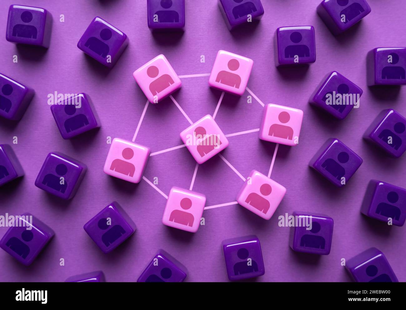 Network teamwork collaborative team hi-res stock photography and images ...