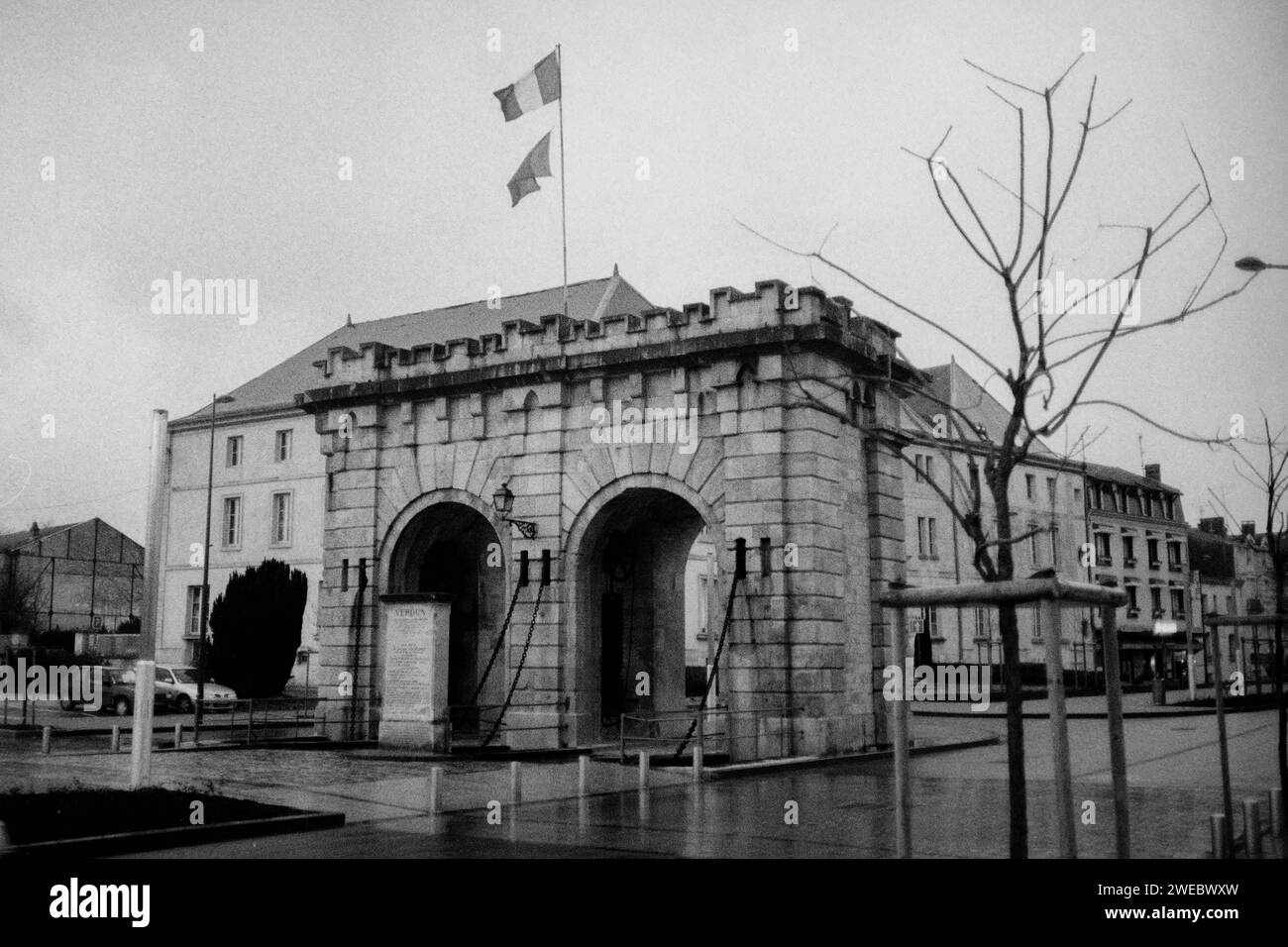 Verdun city gate france Black and White Stock Photos & Images - Alamy