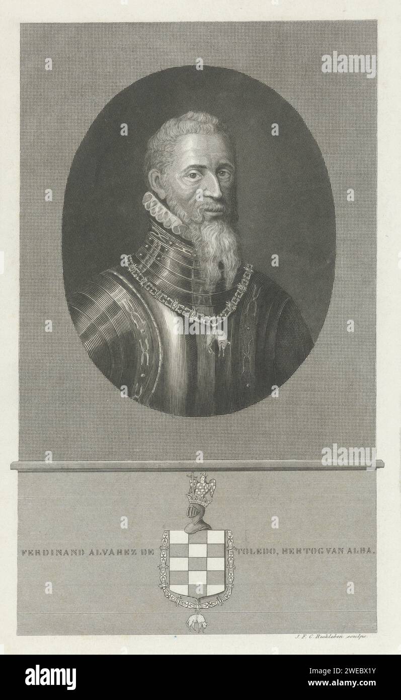 Portrait of Ferdinand Alvarez de Toledo, Duke of Alva, Anonymous, After ...