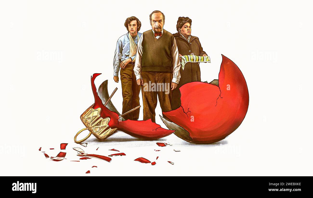 USA. Paul Giamatti, Dominic Sessa, and Da'Vine Joy Randolph in the (C ...
