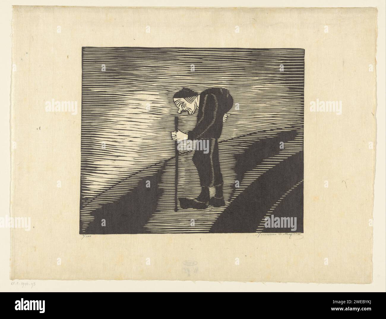 Figure with Bochel, Samuel Jessurun de Mesquita, 1926 print The figure ...