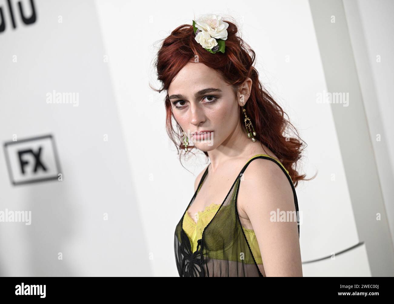 Sophia Anne Caruso attends the premiere of FX's "Feud: Capote Vs. The ...