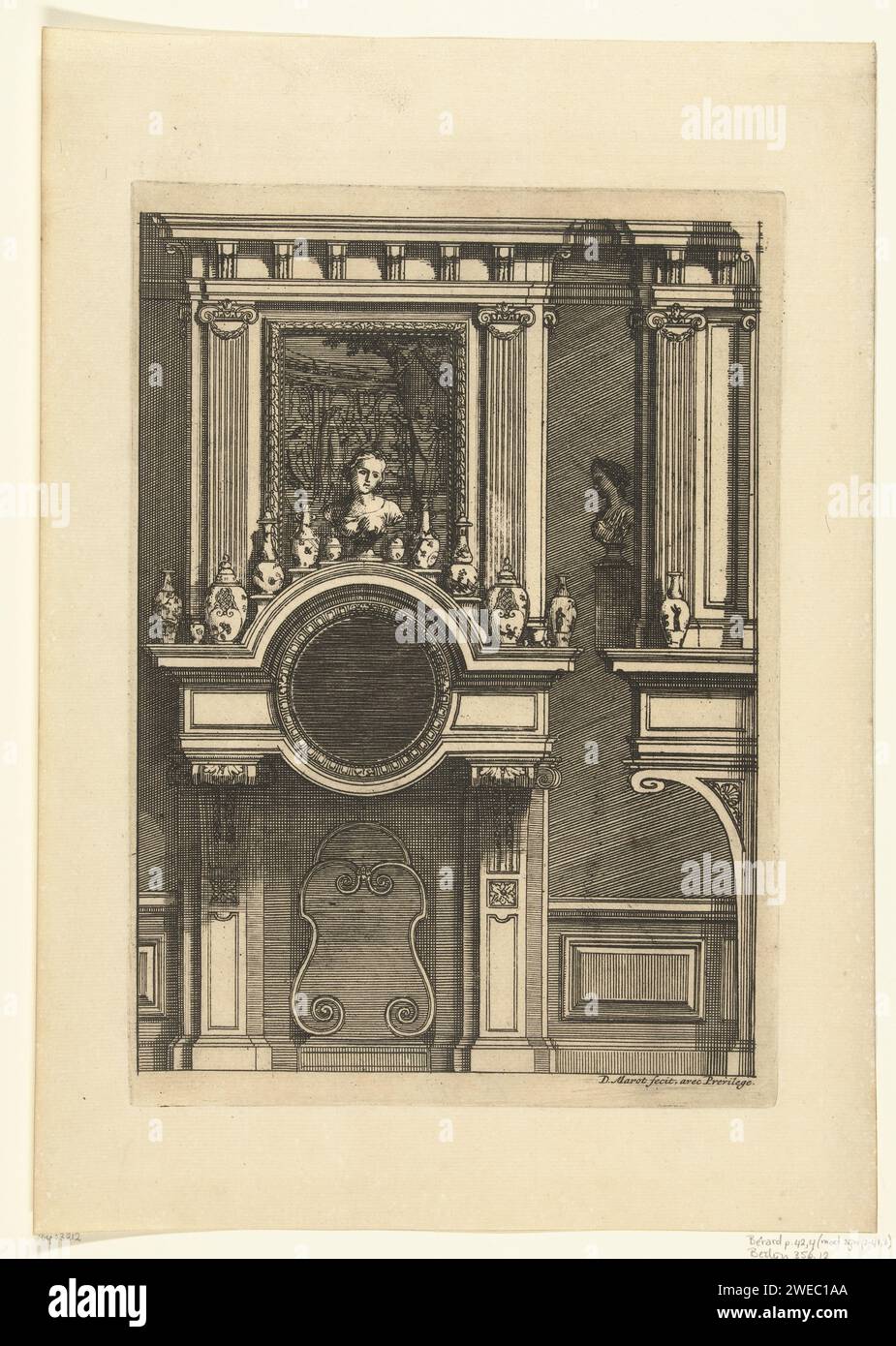 Subsema, Daniël Marot (I), After 1703 - Before 1800 print The chimney ...