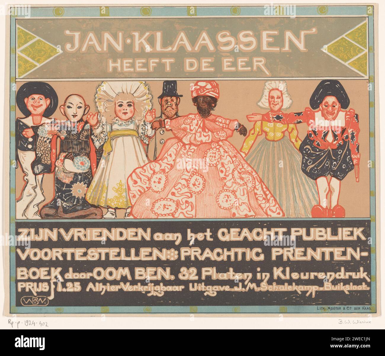 Jan Klaassen's announcement magazine, 1903, Bernard Willem Wierink ...