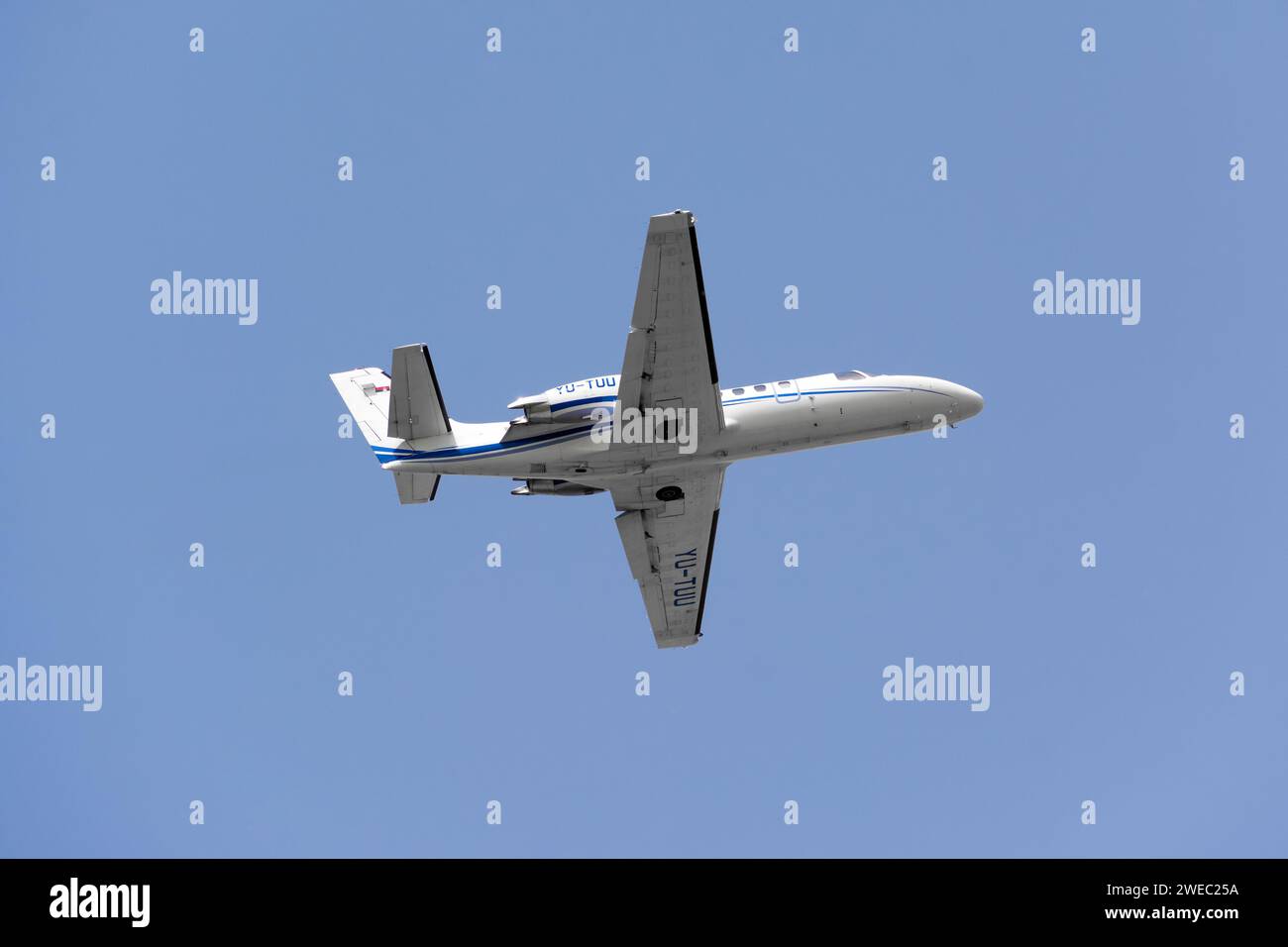 Boryspil, Ukraine - June 21, 2021: Airplane Cessna 550B Citation Bravo ...