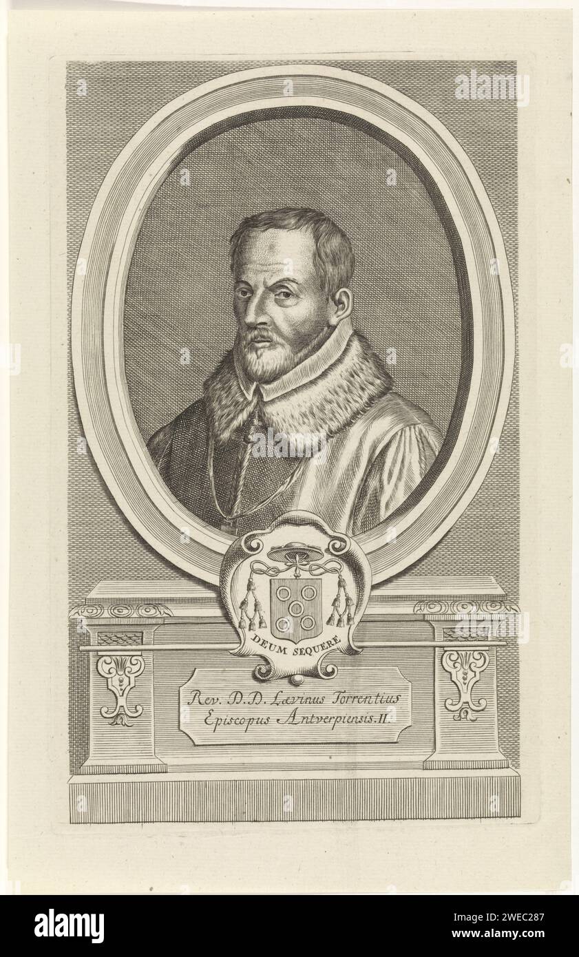 Portret Van Laevinus Torrentius, Jan Baptist Jongelinx, 1710 - 1725 ...