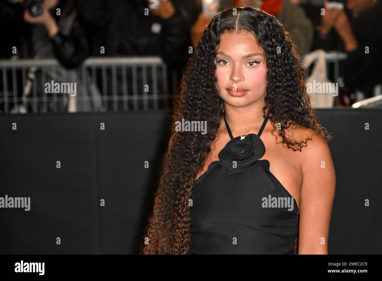 Paris, France. 24th Jan, 2024. Paola Locatelli arriving at Valentino ...