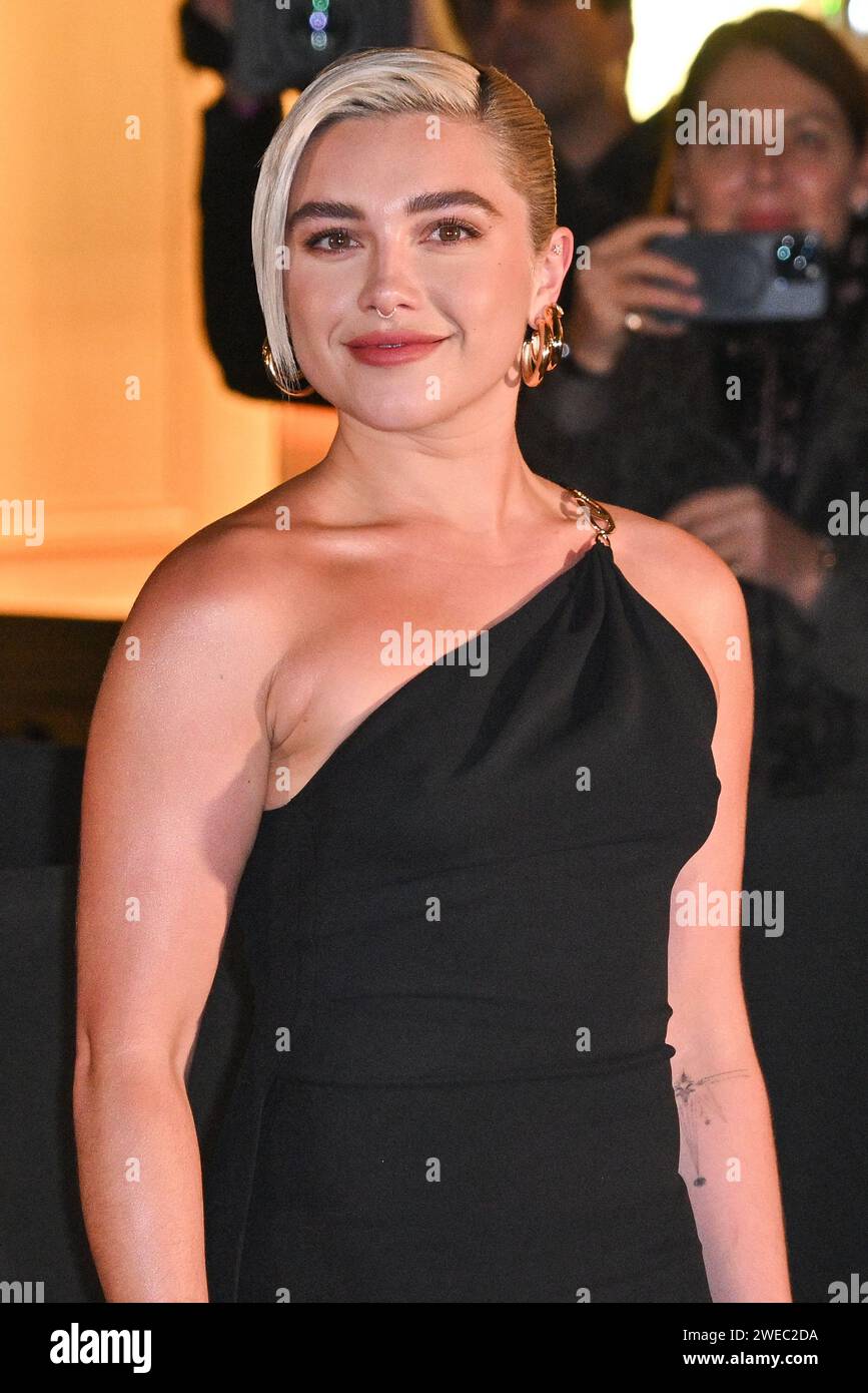 Paris, France. 24th Jan, 2024. Florence Pugh arriving at Valentino show ...