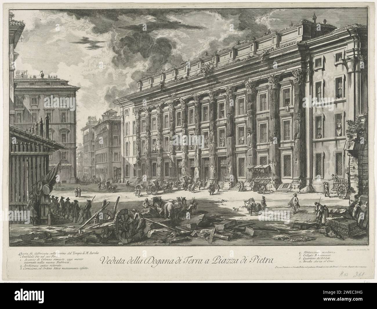 Seventeenth century papal customs building hi-res stock photography and ...