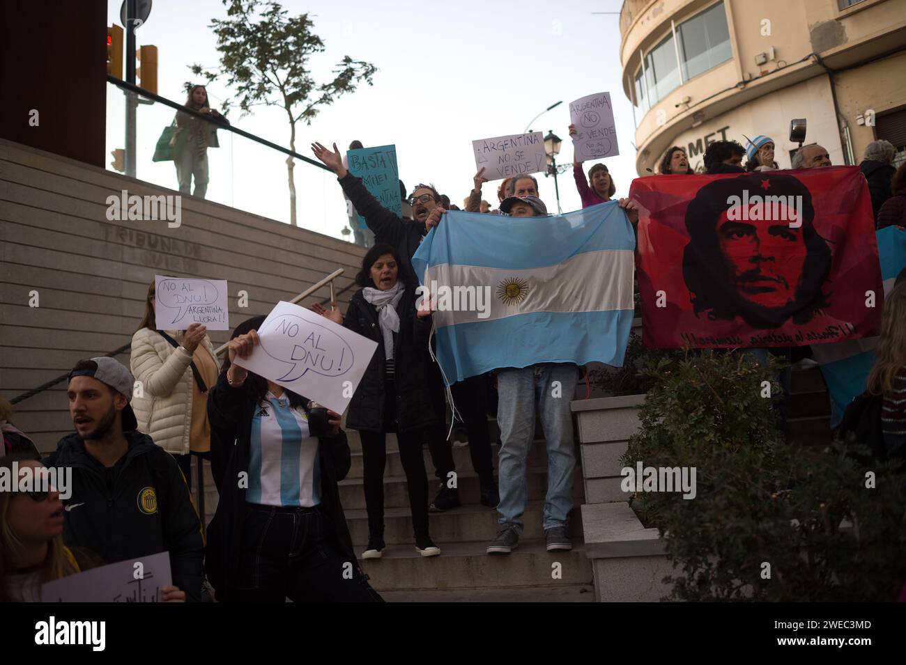 Javier milei and flag of argentina hi-res stock photography and images ...