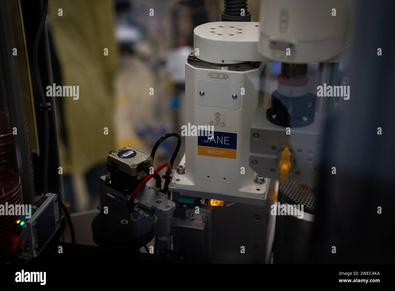 Vancouver, Canada. 23rd Jan, 2024. A new machine named Jane works at St ...