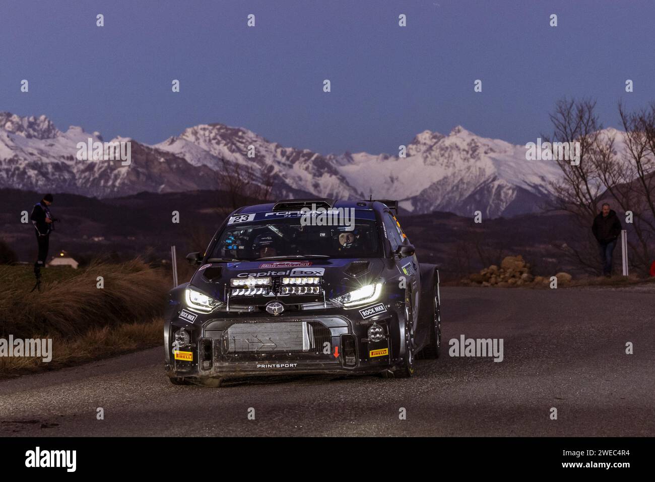 23 PAJARI Sami, MALKONEN Enni, Toyota Yaris Rally2, action during the ...
