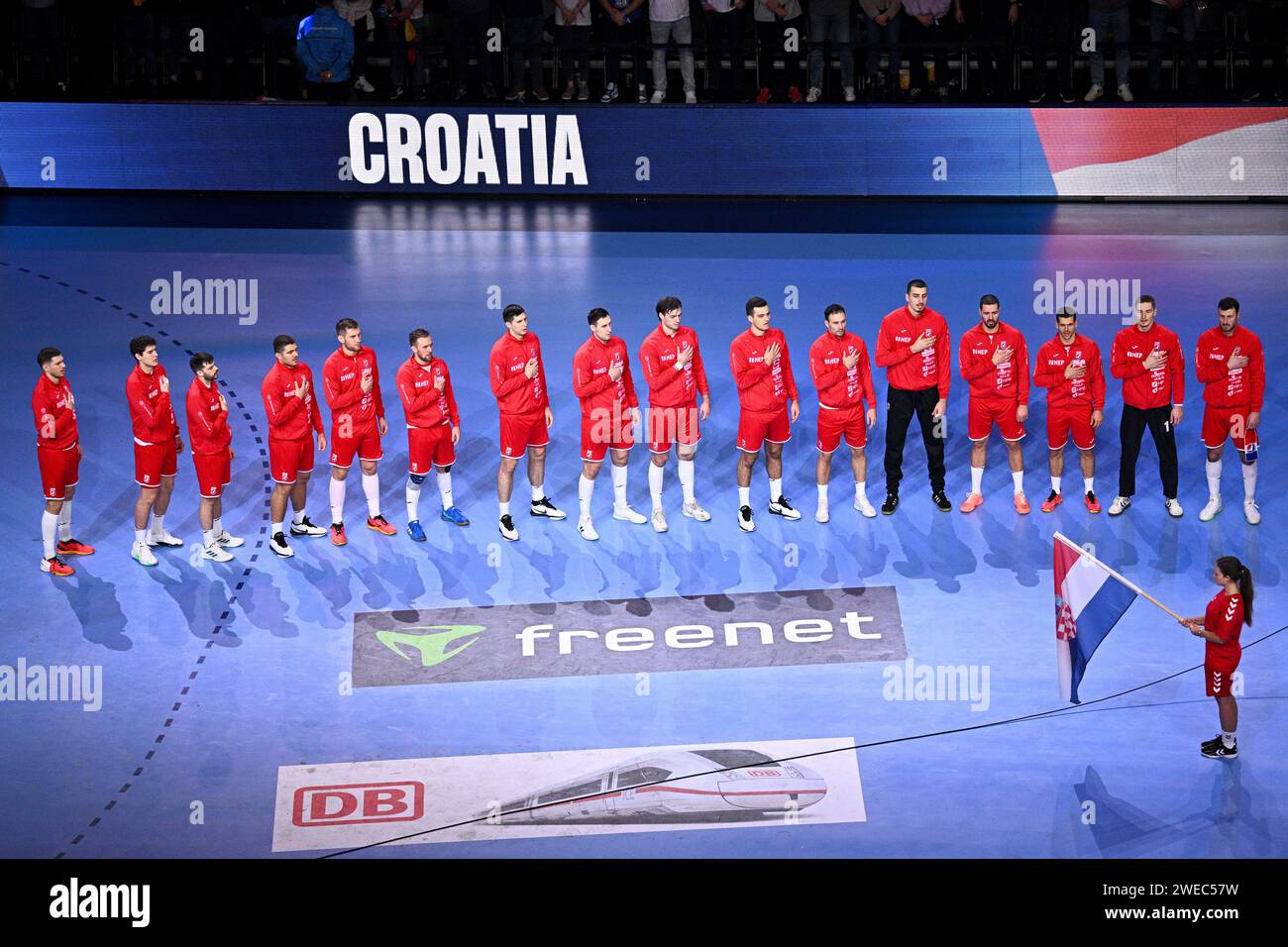 Cologne, Germany. 24th Jan, 2024. Handball: European Championship ...
